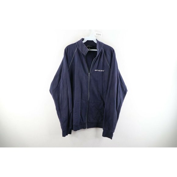 Vintage | Jackets & Coats | Spacex Elon Musk Spell Out Faded Full Zip ...